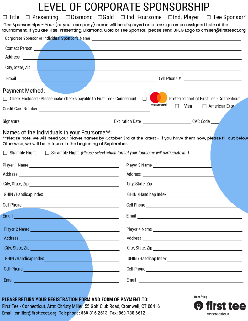 First Tee Charity Classic at TPC – First Tee – Connecticut